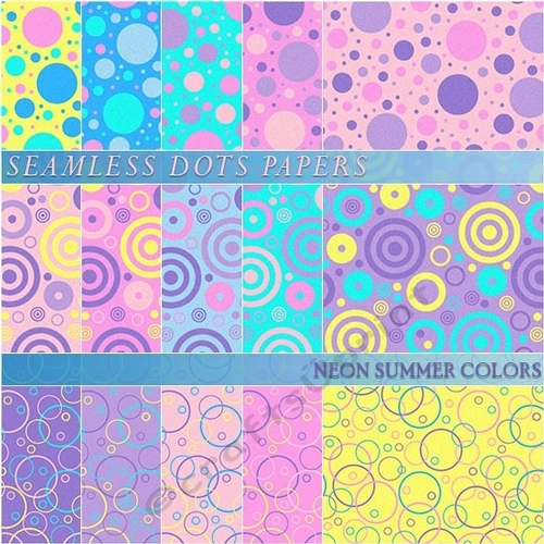 Dots Papers - Neon Summer Colors - CUP1119218_2048 | Craftsuprint