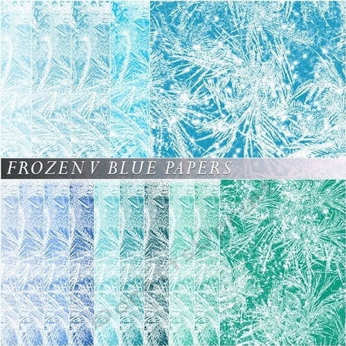 Frozen V Blue Papers - CUP1138692_2048 | Craftsuprint