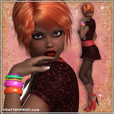 Rocking Girl Ix - CUP561990_2048 | Craftsuprint