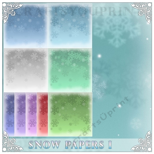 Snow Papers - CUP933066_2048 | Craftsuprint