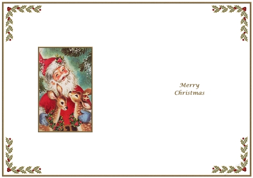 Christmas Jolly Vintage Santa Insert - CUP1010492_719 | Craftsuprint