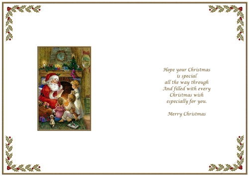 Christmas We love you Santa Insert 5 - CUP1011599_719 | Craftsuprint