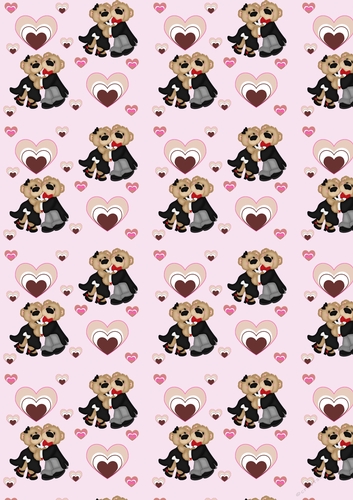 Love Hearts Wedding/Anniversary Backing Paper 2 - CUP1022496_719 ...