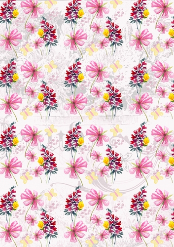 Butterflies & Flowers Backing Paper 9 - CUP1048083_719 | Craftsuprint