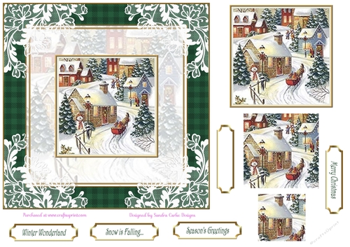 Christmas Seasons Greetings Topper 4 - CUP1070827_719 | Craftsuprint