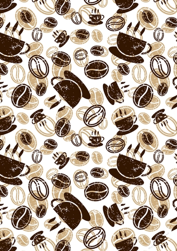 Coffee Pattern Background Paper 10 - CUP1149793_719 | Craftsuprint