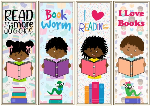 I love reading children 4 x bookmarks sheet 7 - CUP1153582_719 ...
