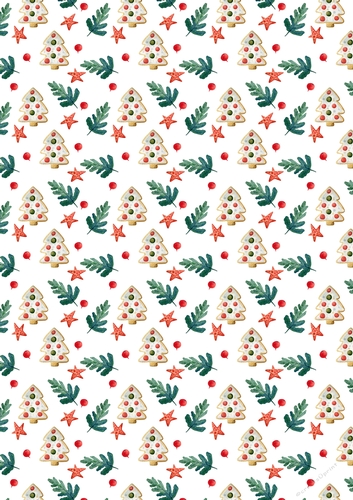 Christmas A4 Background/Paper 14 - CUP1174314_719 | Craftsuprint