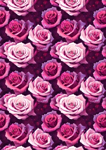 Pink Roses Backing Paper/Background - CUP1200280_719 | Craftsuprint