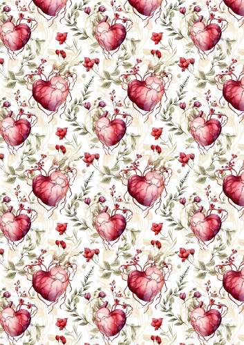 Love/romance heart backing paper 1 - CUP1360353_719 | Craftsuprint