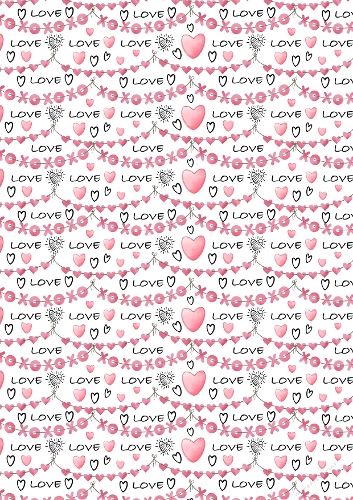 Love/romance heart backing paper 11 - CUP1360920_719 | Craftsuprint