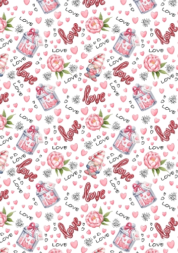 Love/romance heart backing paper 13 - CUP1360922_719 | Craftsuprint
