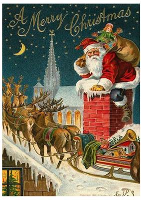 Father Christmas A4 Topper - CUP158639_719 | Craftsuprint