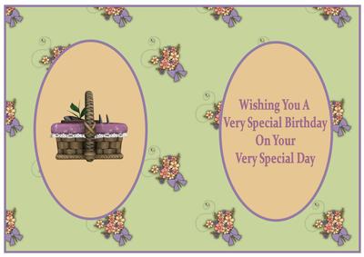 A Birthday Card Insert - CUP166537_719 | Craftsuprint