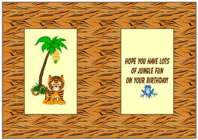 Jungle Fun Card Insert - CUP175684_719 | Craftsuprint