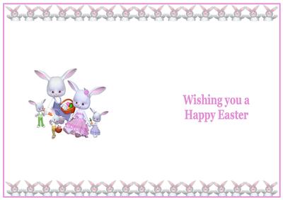 Easter Bunnies Insert - CUP178918_719 | Craftsuprint