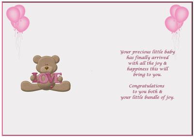 Baby Girl Insert 2 - CUP245381_719 | Craftsuprint