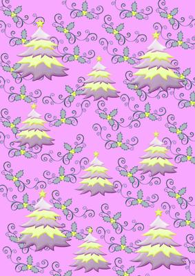 Christmas Trees Backing Paper - CUP269647_719 | Craftsuprint