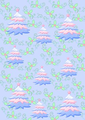 Christmas Trees Background Paper 2 - CUP269651_719 | Craftsuprint