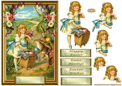 A Happy Easter Card Front - CUP387991_719 | Craftsuprint