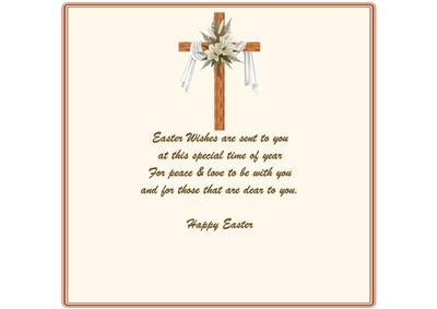 Easter Wishes 8x8ins Card Making Insert1 - CUP395993_719 | Craftsuprint