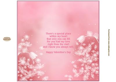 Valentine's Day Insert 1 - CUP511129_719 | Craftsuprint