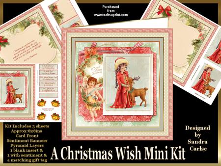 A Christmas Wish Mini Kit - CUP623816_719 | Craftsuprint