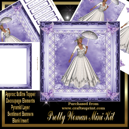 Pretty Woman Mini Kit - CUP637681_719 | Craftsuprint