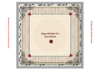 Happy Birthday Mum Insert to Match Cup668926_719 - CUP675271_719 ...