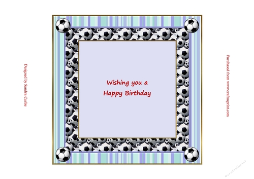 Football Insert - CUP715703_719 | Craftsuprint