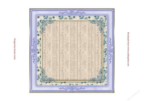 Floral Blank Insert 1 - CUP758684_719 | Craftsuprint