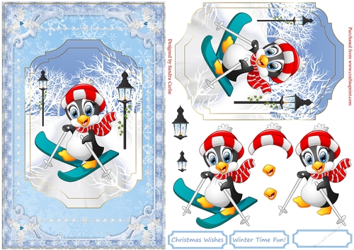 Winter Time Fun Topper - CUP798995_719 | Craftsuprint