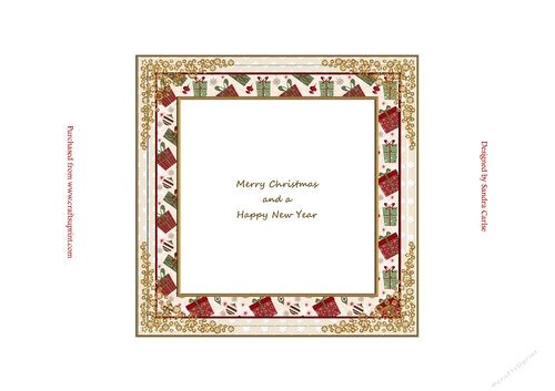 Festive Christmas Insert 18 - CUP808819_719 | Craftsuprint