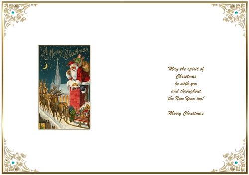 Father Christmas Vintage Insert 2 - CUP813355_719 | Craftsuprint