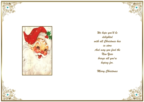 Vintage Santa Insert 5 - CUP832020_719 | Craftsuprint