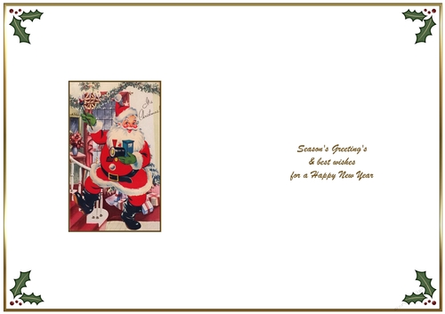 Jolly Santa Christmas Insert 2 - CUP833456_719 | Craftsuprint