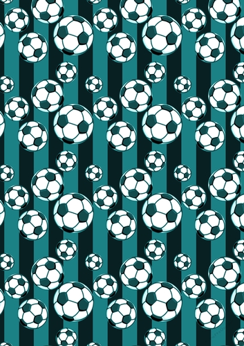 Football Paper Turquoise 6 - CUP886729_719 | Craftsuprint