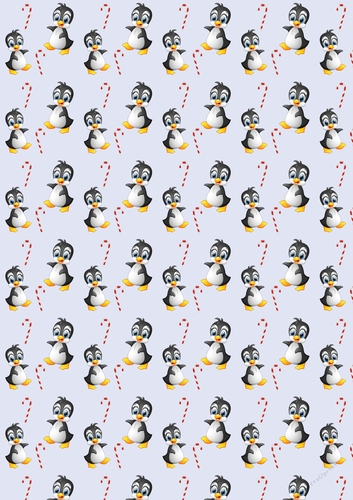 Christmas Penguins Backing Paper 14 Ice Blue - CUP890848_719 | Craftsuprint