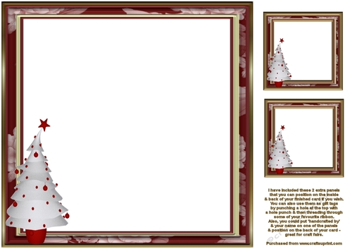 Christmas Tree Insert 3 - CUP893091_719 | Craftsuprint