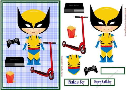 Birthday Boy Topper 1 - CUP895628_719 | Craftsuprint