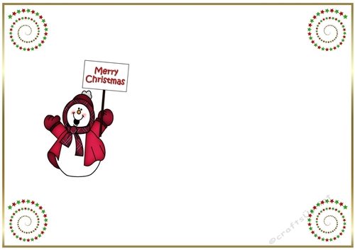 Christmas Blank Insert 14 - CUP897436_719 | Craftsuprint