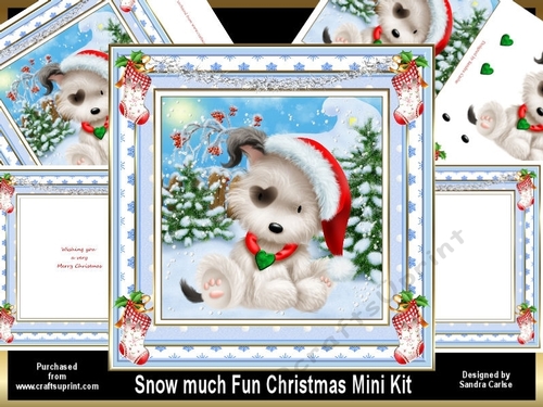 Snow much Fun Christmas Mini Kit - CUP910344_719 | Craftsuprint