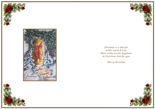 Christmas Greetings Insert 1 - CUP917348_719 | Craftsuprint