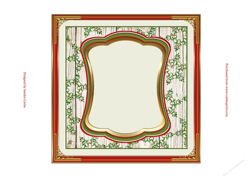 Christmas Blank Insert - CUP973582_719 | Craftsuprint