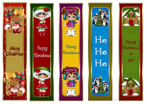 Christmas Book Marks - CUP1007869_77133 | Craftsuprint