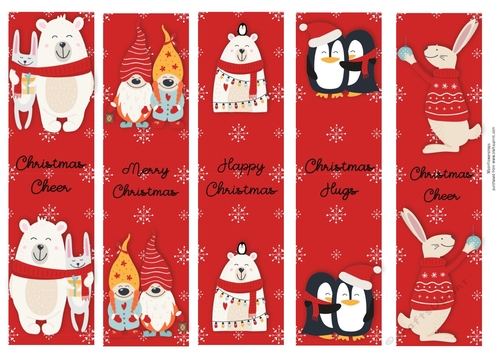 Christmas Cheer Bookmarks - CUP1011755_77133 | Craftsuprint