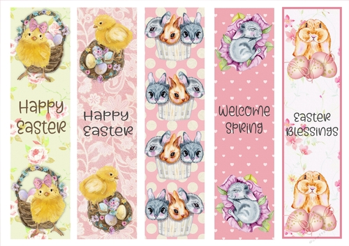 Easter/Spring Bookmarks - CUP1030313_77133 | Craftsuprint