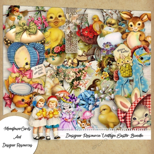 Designer Resource Vintage Easter Bundle - CUP1093511_77133 | Craftsuprint