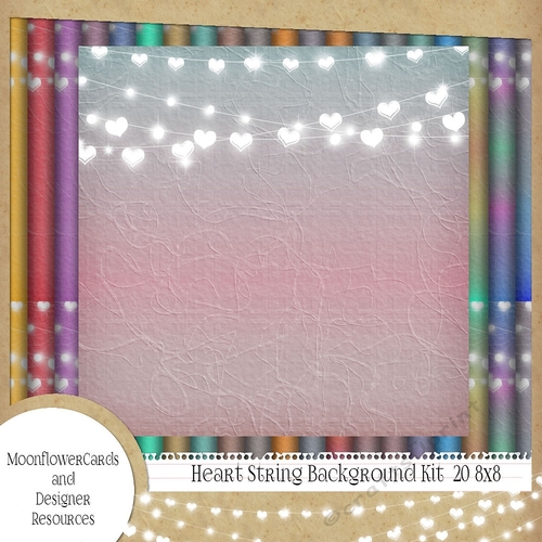 Heart String Background Kit - CUP1170686_77133 | Craftsuprint