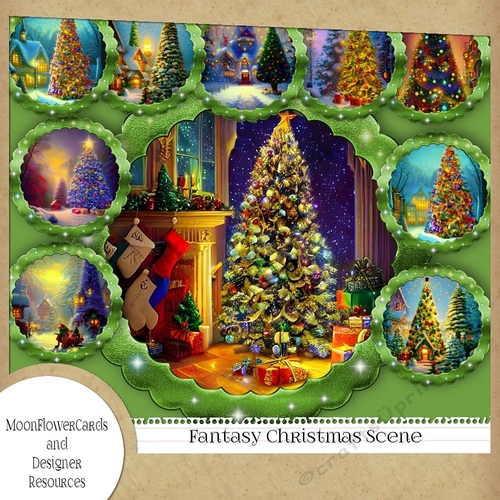 Fantasy Christmas Scene 1 - CUP1188605_77133 | Craftsuprint